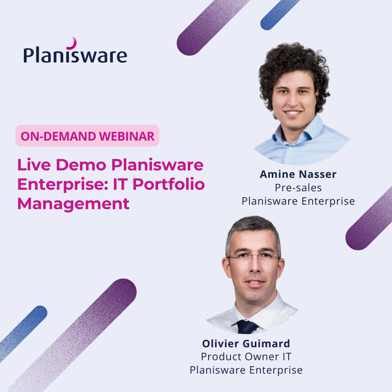 Webinar: IT Portfolio Management Live Demonstration | Planisware